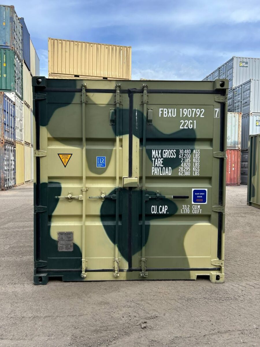 20ft Steel Container Camouflage | Secure Storage