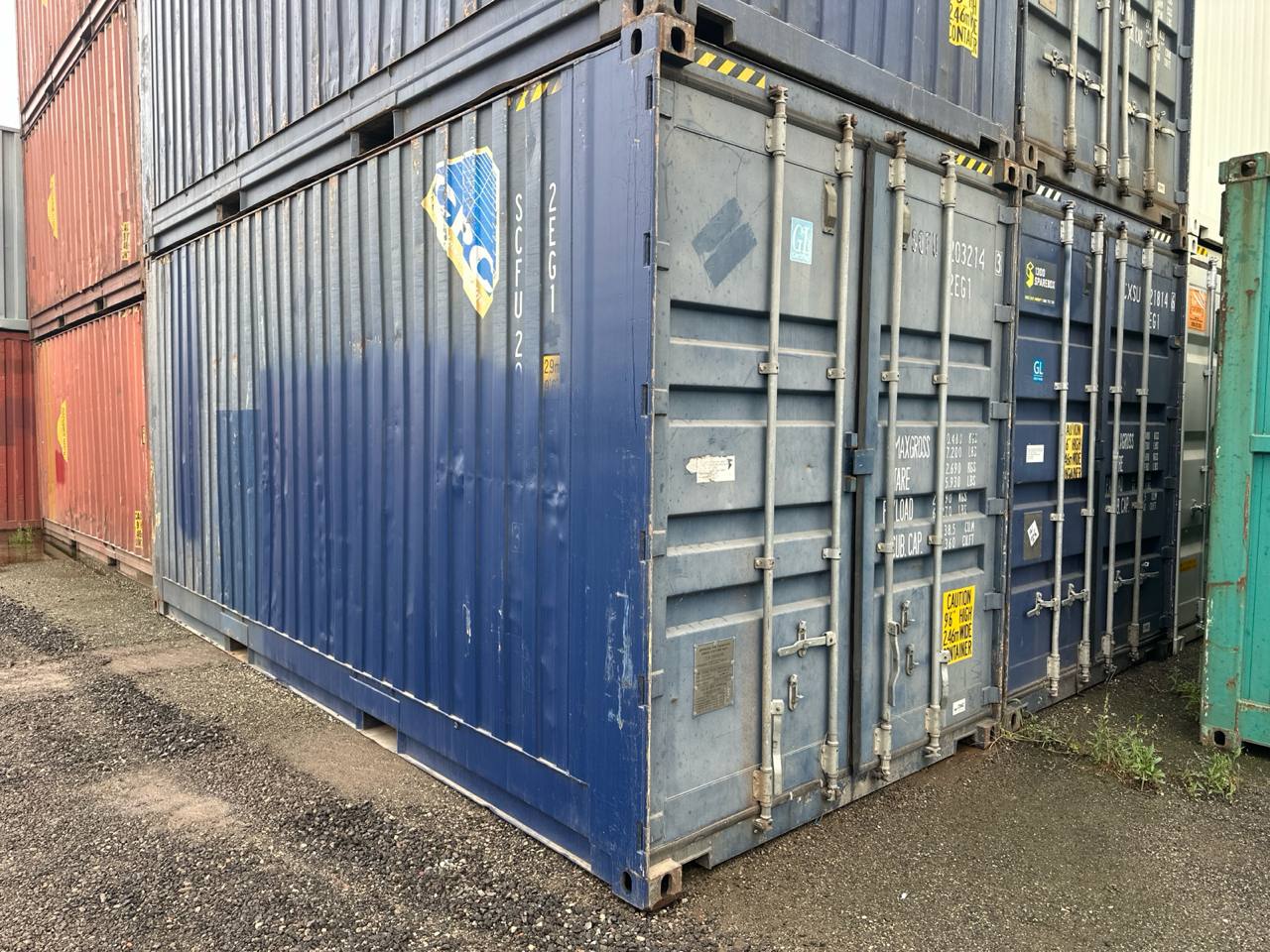 20ft High Cube Pallet Wide Steel Container #2032143 - 1300SPAREBOX
